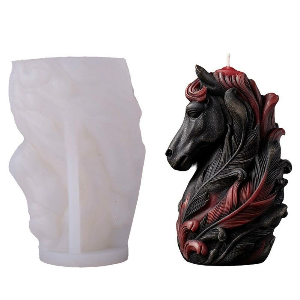 Силиконовая форма для лошадиной головы