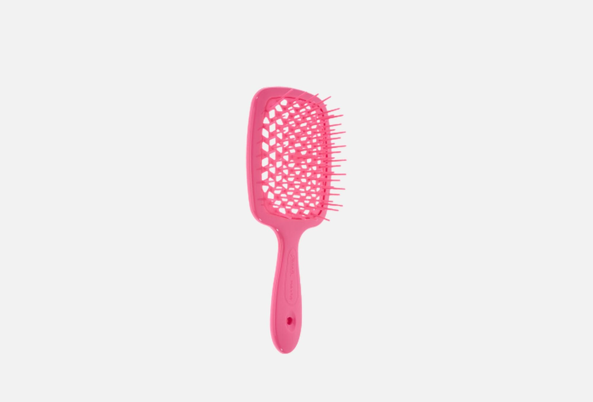 Щётка для волос JANEKE Small Pink acidic Розовая кислотная