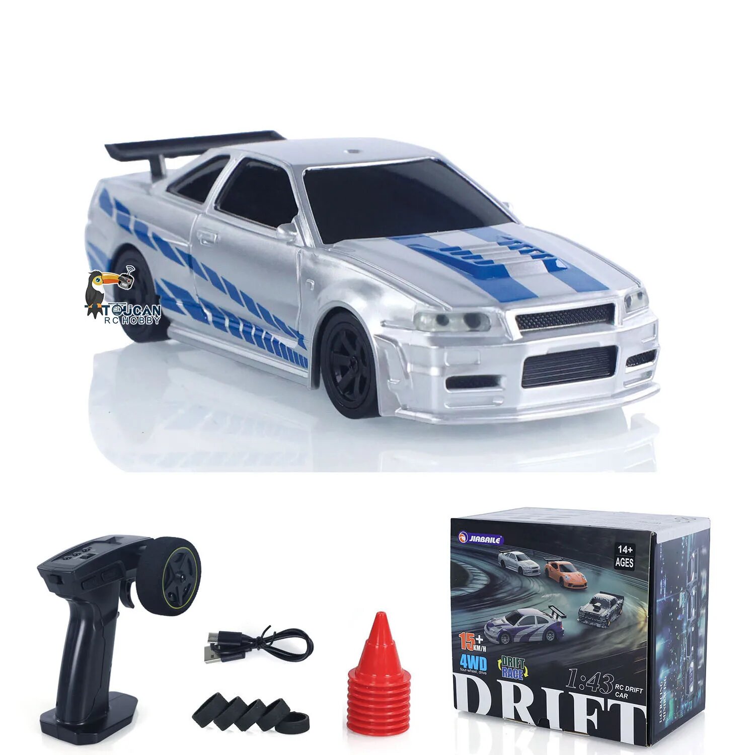 TOUCAN RC HOBBY 1/43 Радиоуправляемый дрифт-кар NEW 4304A