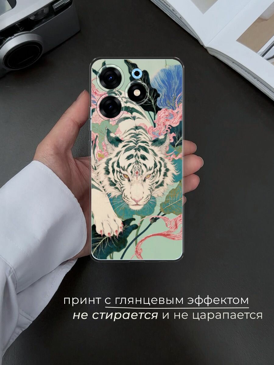 Чехол на Tecno Spark 10 Pro / Текно Спарк 10 Про с принтом "Охотник" — фото 1