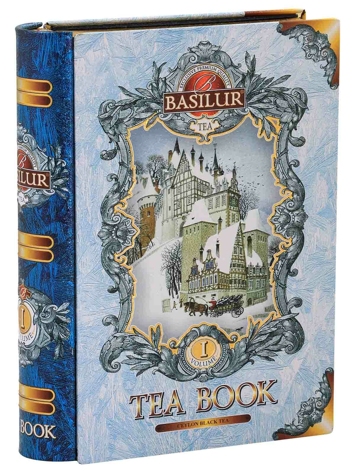 Чай Basilur "Чайная книга", в жестяной упаковке, черный, 100 гр