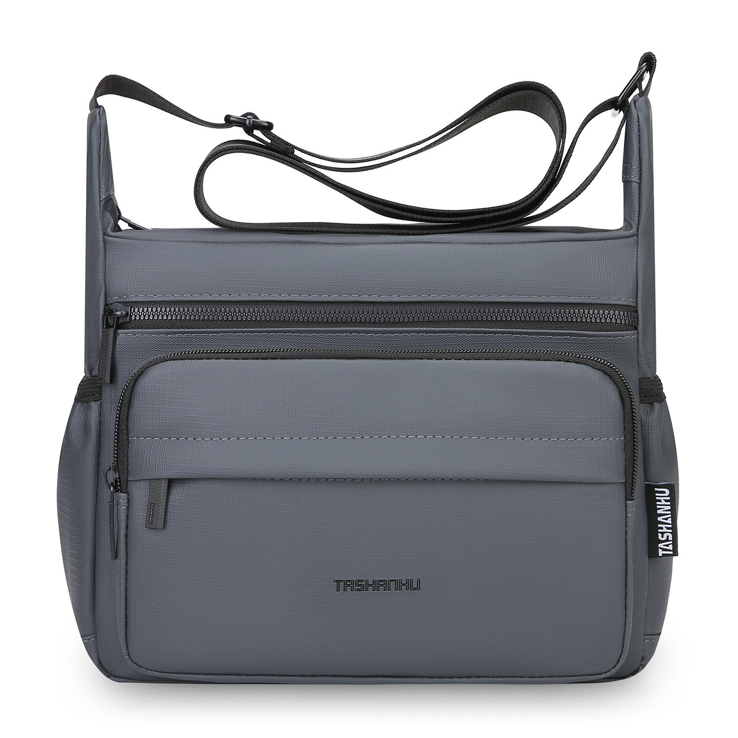 Sac messager en cuir PU, непроницаемый для человека, функциональный бандуль с дополнительными карманами, Sac utilitaire decontracté de grande capacité для ежедневных и внешних путешествий.