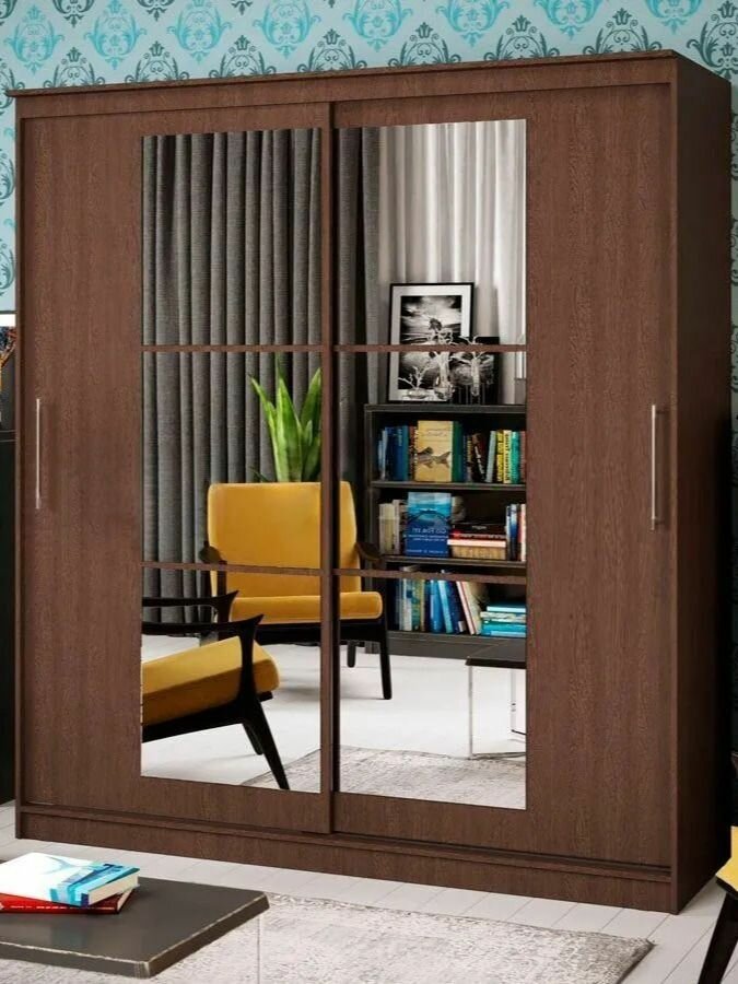 Шкаф-купе Элегант №3 1500х2200х650 (Венге)