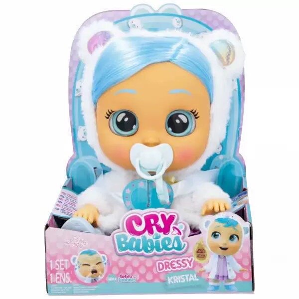 Cry Babies кукла Край Бебис Куклы IMC Toys Dressy Tina/интерактивной плачущая куклы младенцы Набор игрушек
