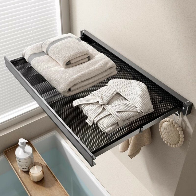 Сушильный стеллаж, Балконы складываются в сушилку，подходящая для небольших квартир, экономит место.