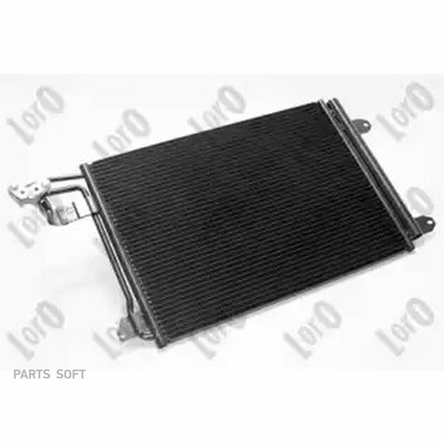 Радиатор кондиционера AUDI A3 03- 1.2 TFSI, VW CADDY III 2K, 2C 04- 1.2 TSI, GOLF VI 5K 08- 1.2 TSI, от официального дистрибьютора, LORO, артикул 0530160016