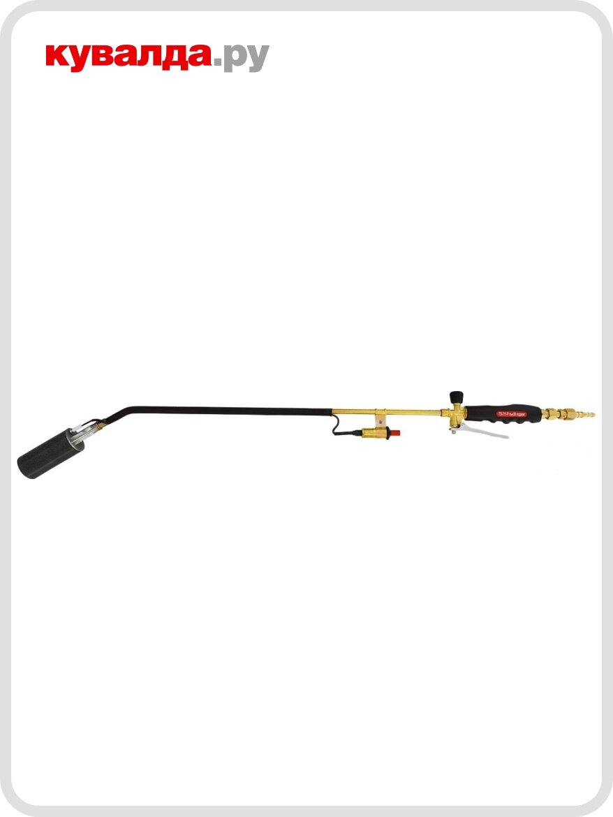 Горелка газовоздушная KRASS ГВ-211-Р-ПЬЕЗО противозакручиватель, рычажная