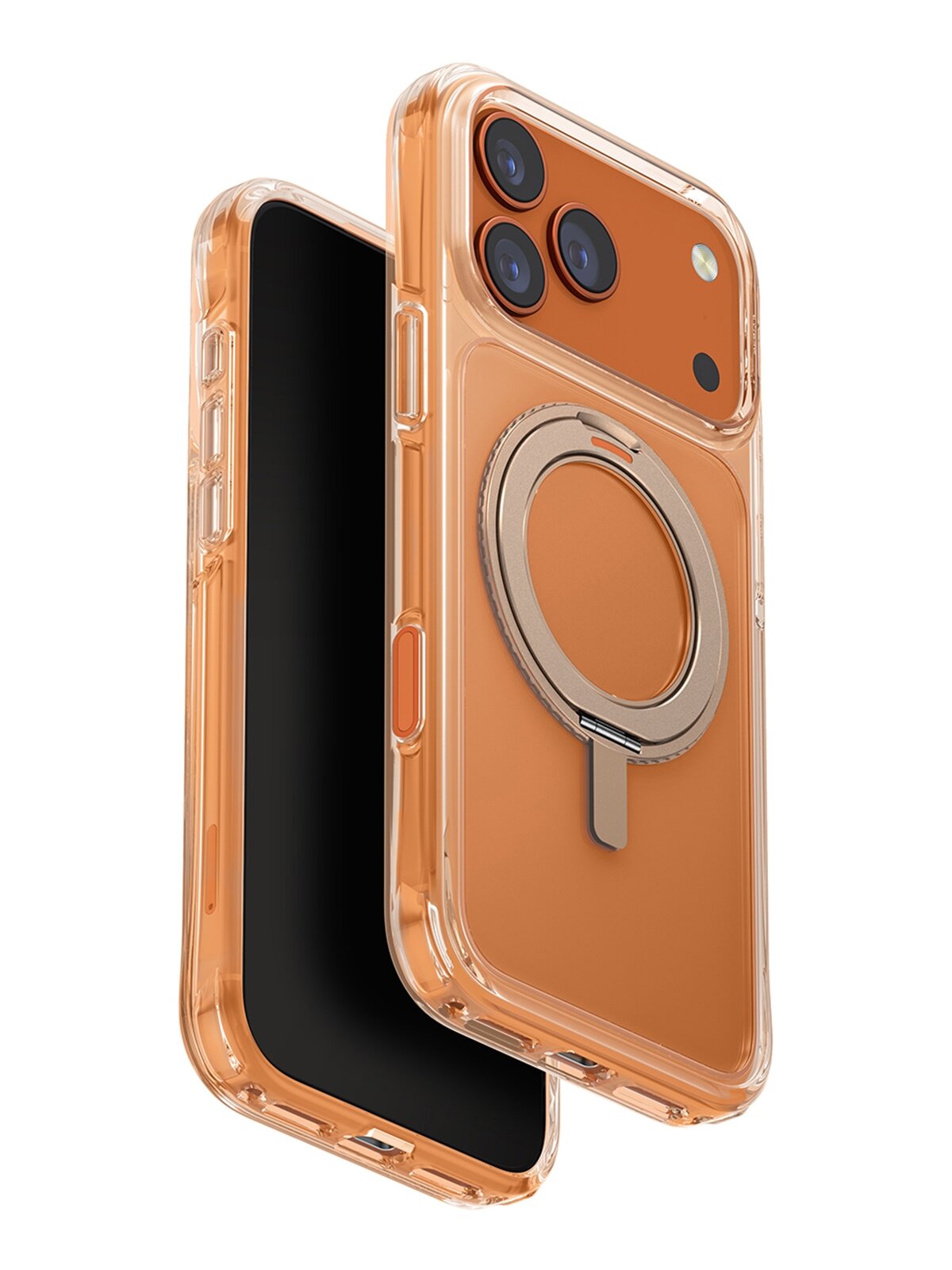 Uniq чехол для iPhone 17 Pro Max, Swivix с функцией подставки, с Magsafe, Taupe Gold