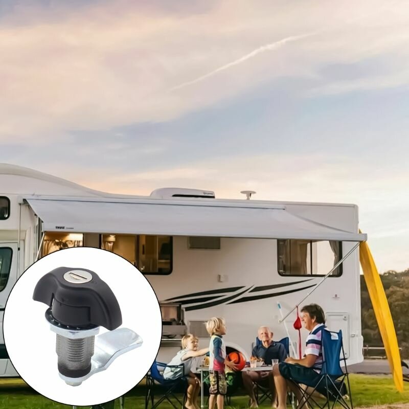 Замок двери кабины фургона с аэродинамической ручкой компрессионный замок