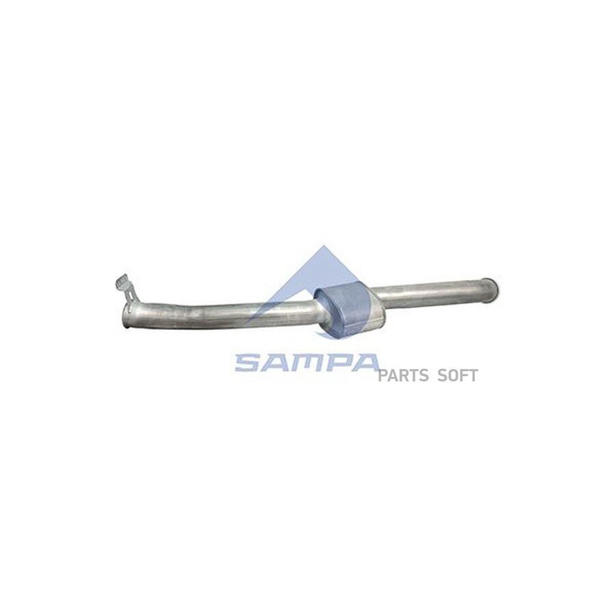 Труба глушителя выпускная от официального дистрибьютора, SAMPA, артикул 041222