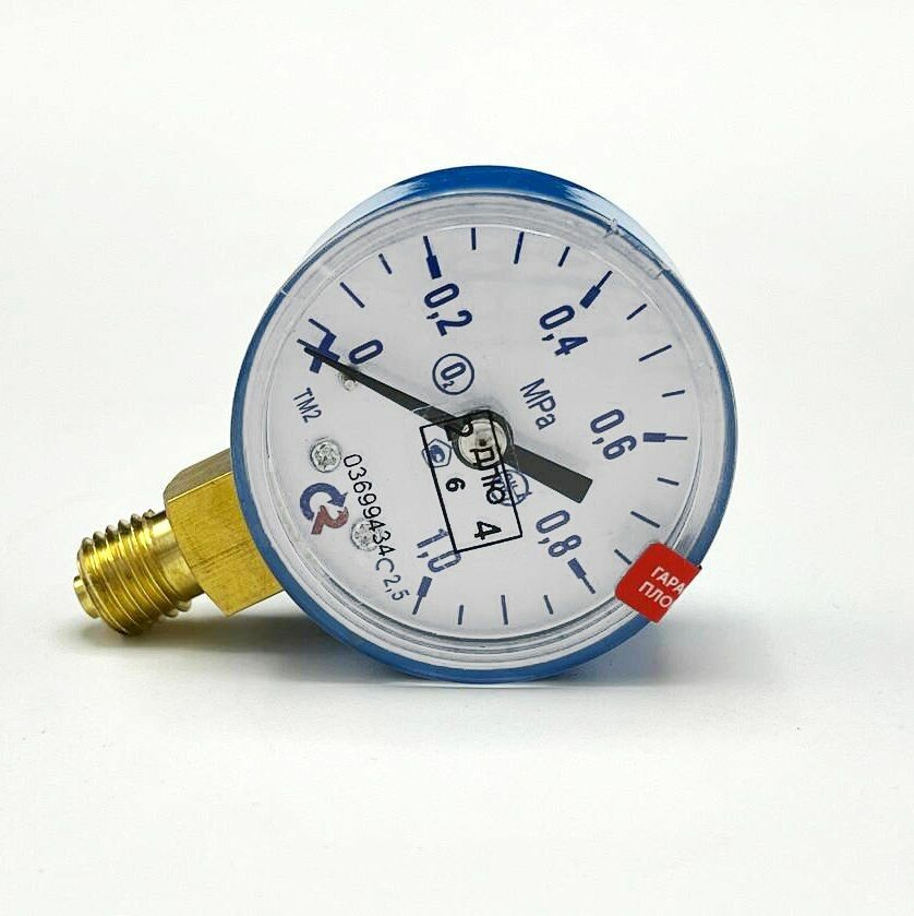 Манометр кислородный ТМ-210Р (0-1 МПа) резьба М12х1,5 диаметр 50 мм.