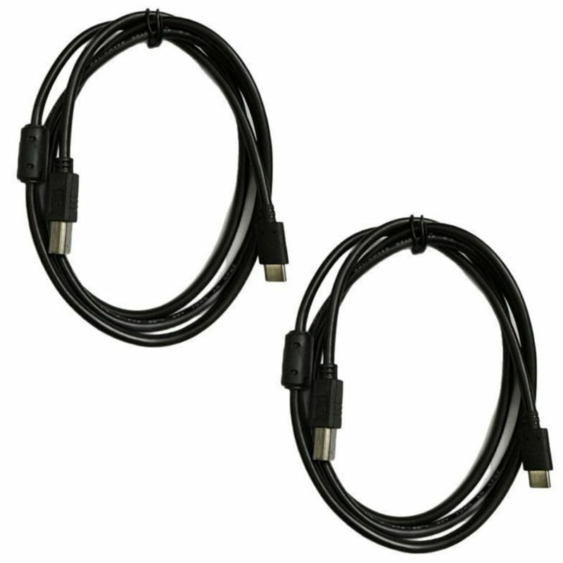 2 кабеля для передачи данных с защитой от помех USB C до 2.0B принтера-3 м
