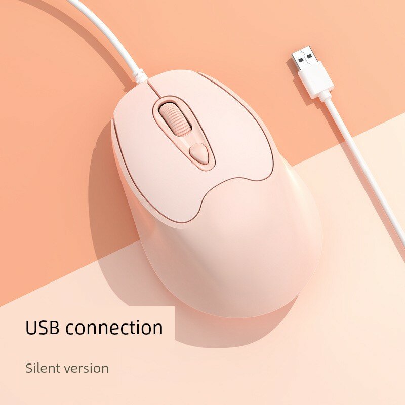 Проводная мышь с интерфейсом Type-C подходит для компьютерной периферии Huawei, Apple, Lenovo, Xiaomi, а также для