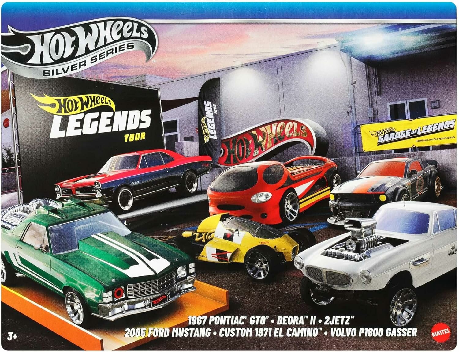 Набор машинок Hot Wheels из 6 предметов JBY78 металл от 3х лет