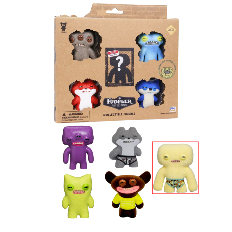 Набор коллекционных фигурок Fugglers Трехглазый пришелец, Усталый волк, Кислючка, Обезьянка, Монстр-качок (5шт) (FG2040G)