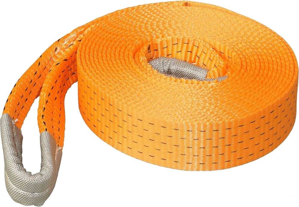 Буксировочный трос АвтоDело петля лента 44510 14670 оранжевый