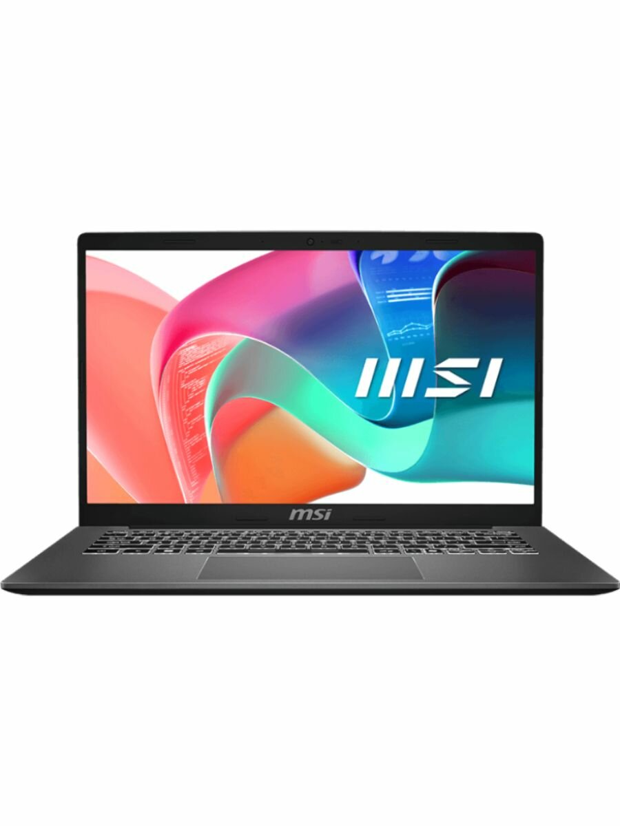 Ноутбук MSI Modern F1MG, SSD 512 Гб, Intel Core i5, 16 Гб, 14", серый