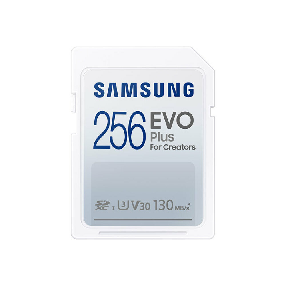 SAMSUNG 256GB EVO Plus SD Card U3 V30 Скорость передачи до 130MB/s для цифровых камер наблюдательных камер ноутбуков
