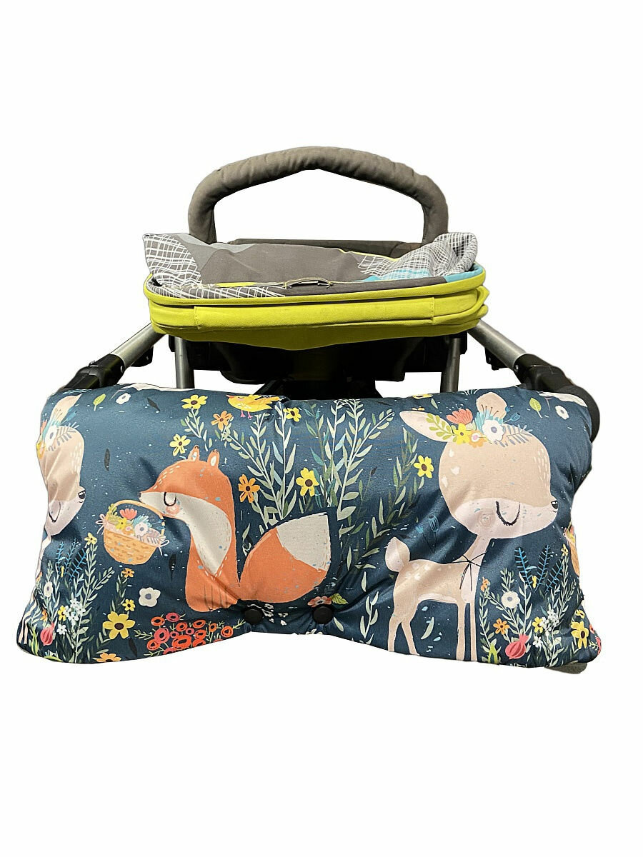 Муфта для коляски на флисе/для рук/Тёплая для рук на коляску