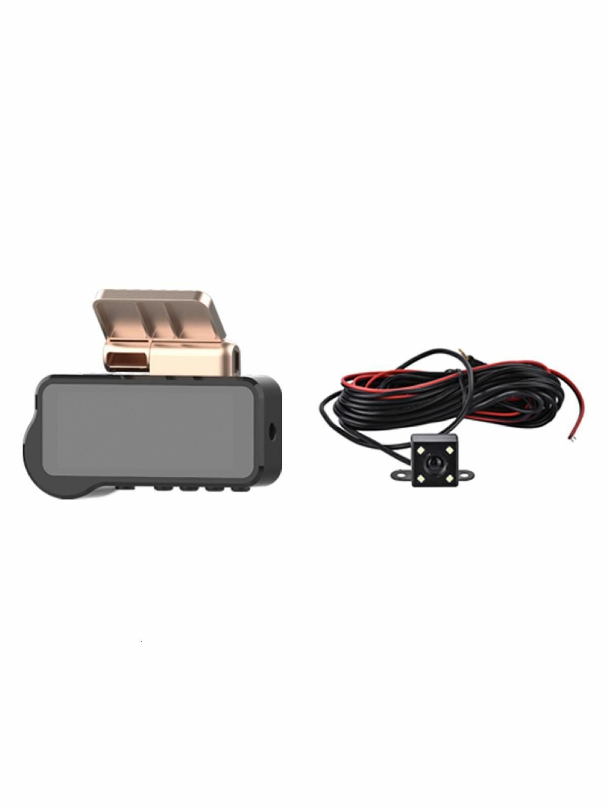 Тахографдляавтомобиля, Двойная запись 3,16-дюймовый WIFI видеорегистратор ночного видения высокой четкости для вождения-хост плюс камера заднего вида