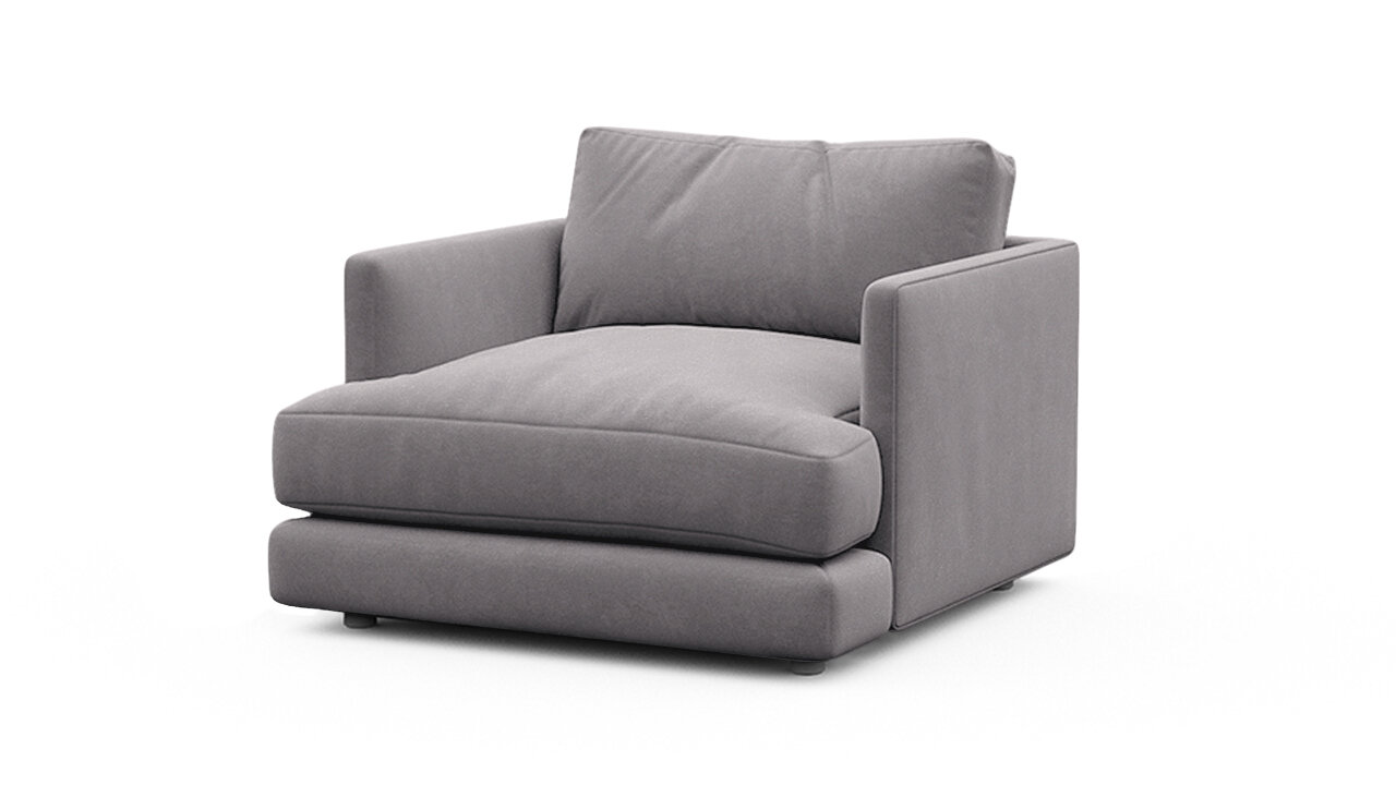 Кресло Ибица Velutto 19 NOW 93x93x90 см, коричневый Велютто, нераскладной Фиеста