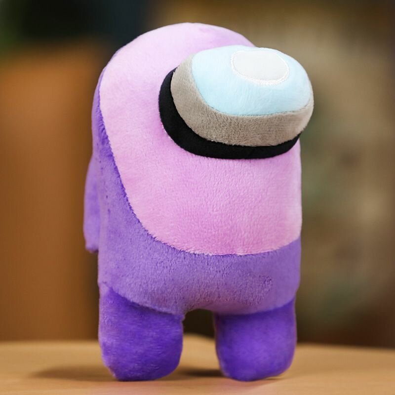 Игрушка Among Us plush nest, плюшевая, мягкая, 20см, сиреневая