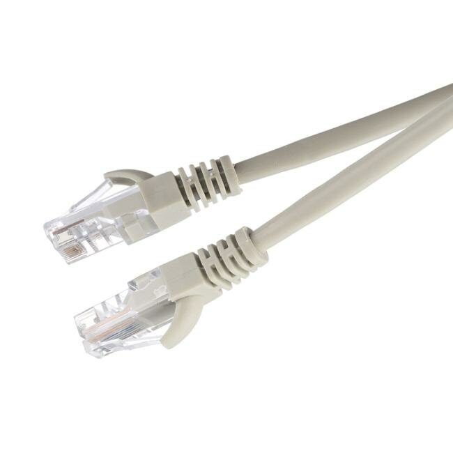 GoPower 00-00027471 Патч-корд/ Патч-корд GoPower RJ-45 (m)-RJ-45 (m) 0.5м кат.5е ПВХ 26AWG серый в пакете (1/250)