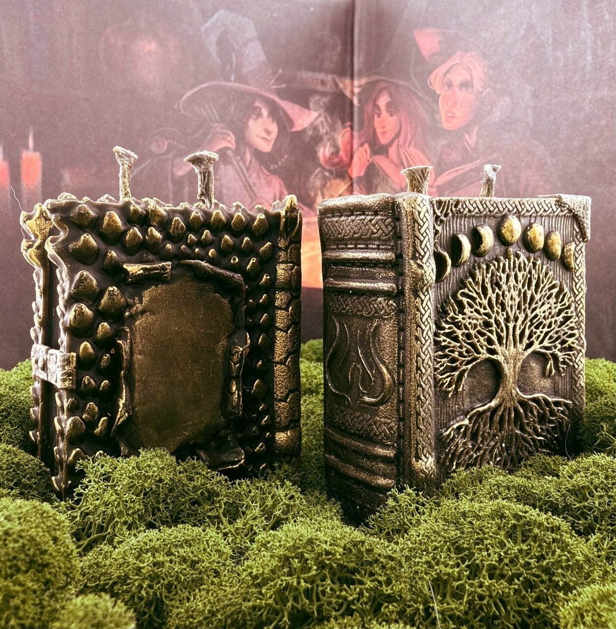 Свеча кига Рода темная