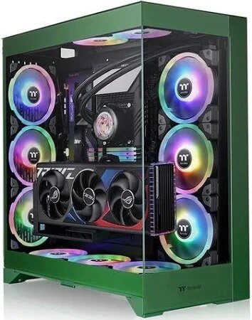 Корпус Thermaltake CTE E660MX Racing зеленый без БП E-ATX 120mm 140mm USB3.0 audio bott PSU