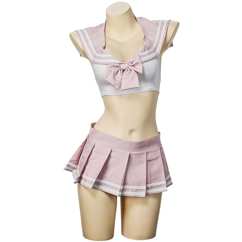 AniLV японская аниме школьная форма морячка полиэстер Розовый, 24