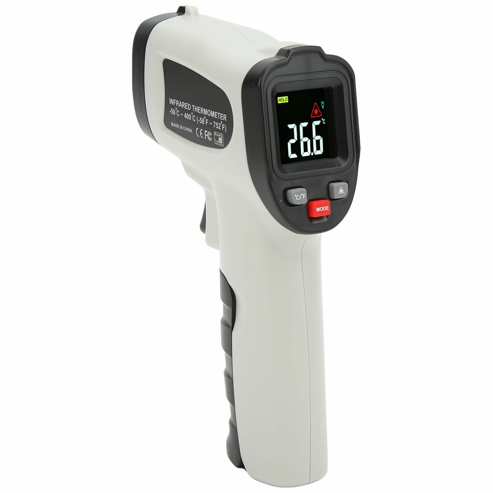 Высокоточный ручной компактный портативный инфракрасный термометр 327A для измерения инфракрасной температуры