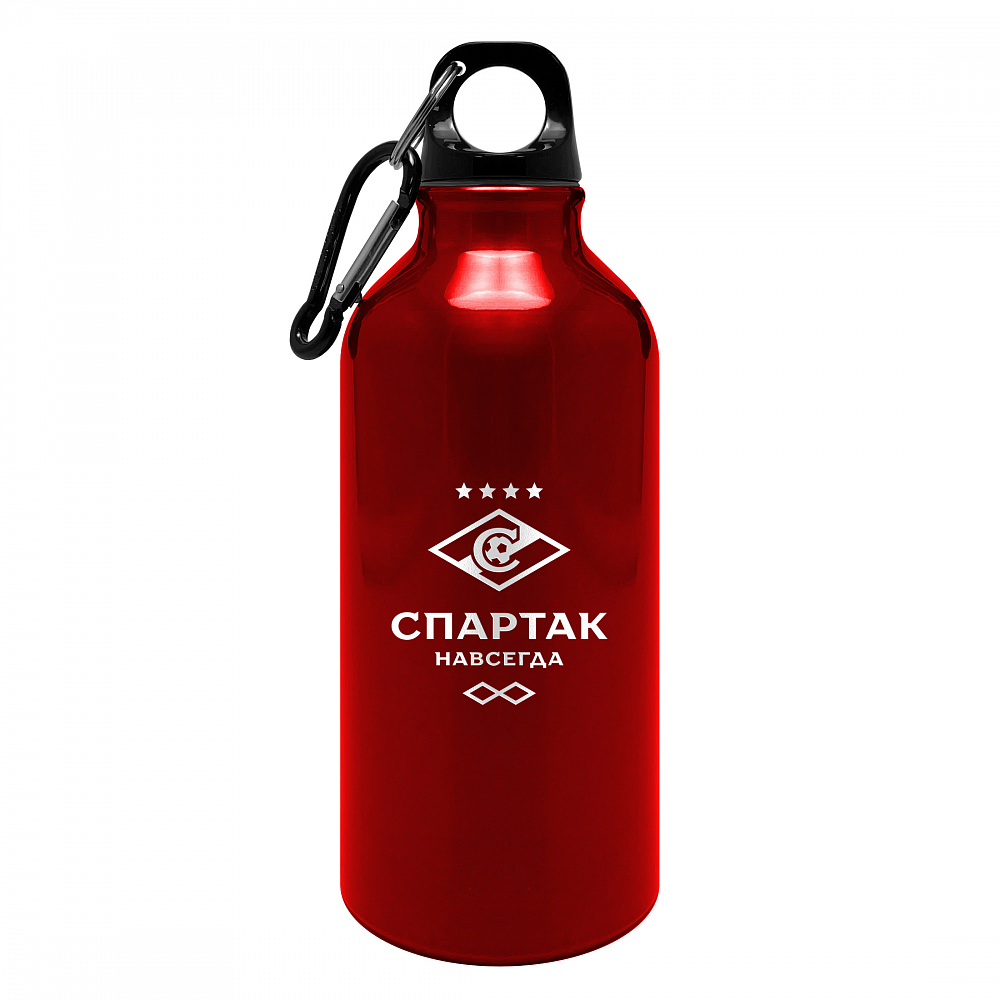 Бутылка с карабином "Спартак Навсегда" красная