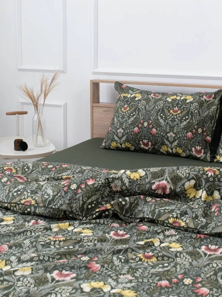 Постельное белье 1,5 спальное перкаль 150х200 капри (KАRRDUNОRT каррдунорт икеа)