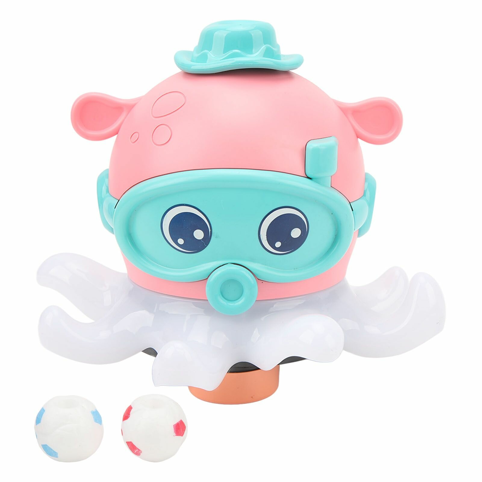 Электронная игрушка "Летающий осьминог" со светом и музыкой, розовая