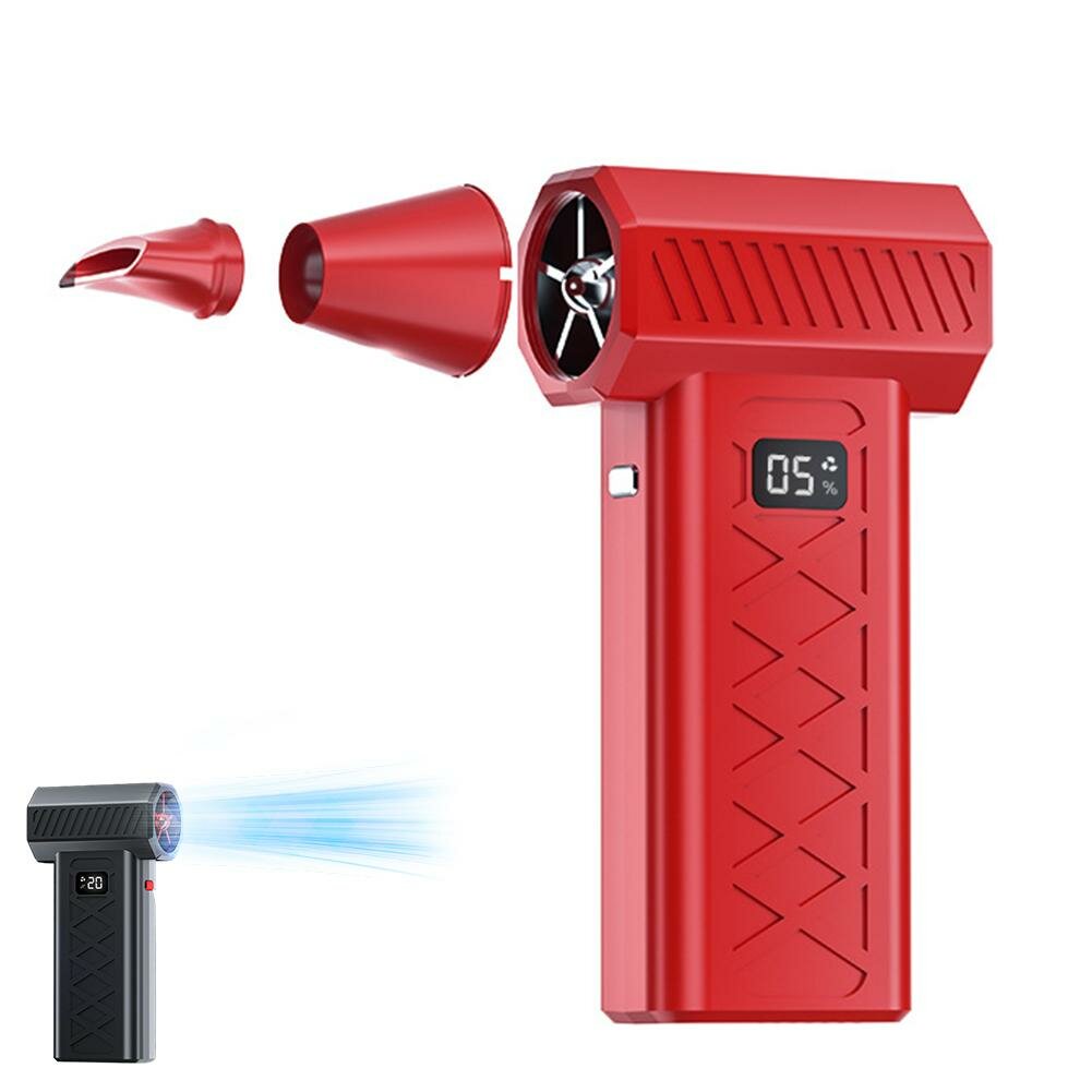 Портативный вентилятор высокой мощности подходит для удаления пыли и снега из автомобиля