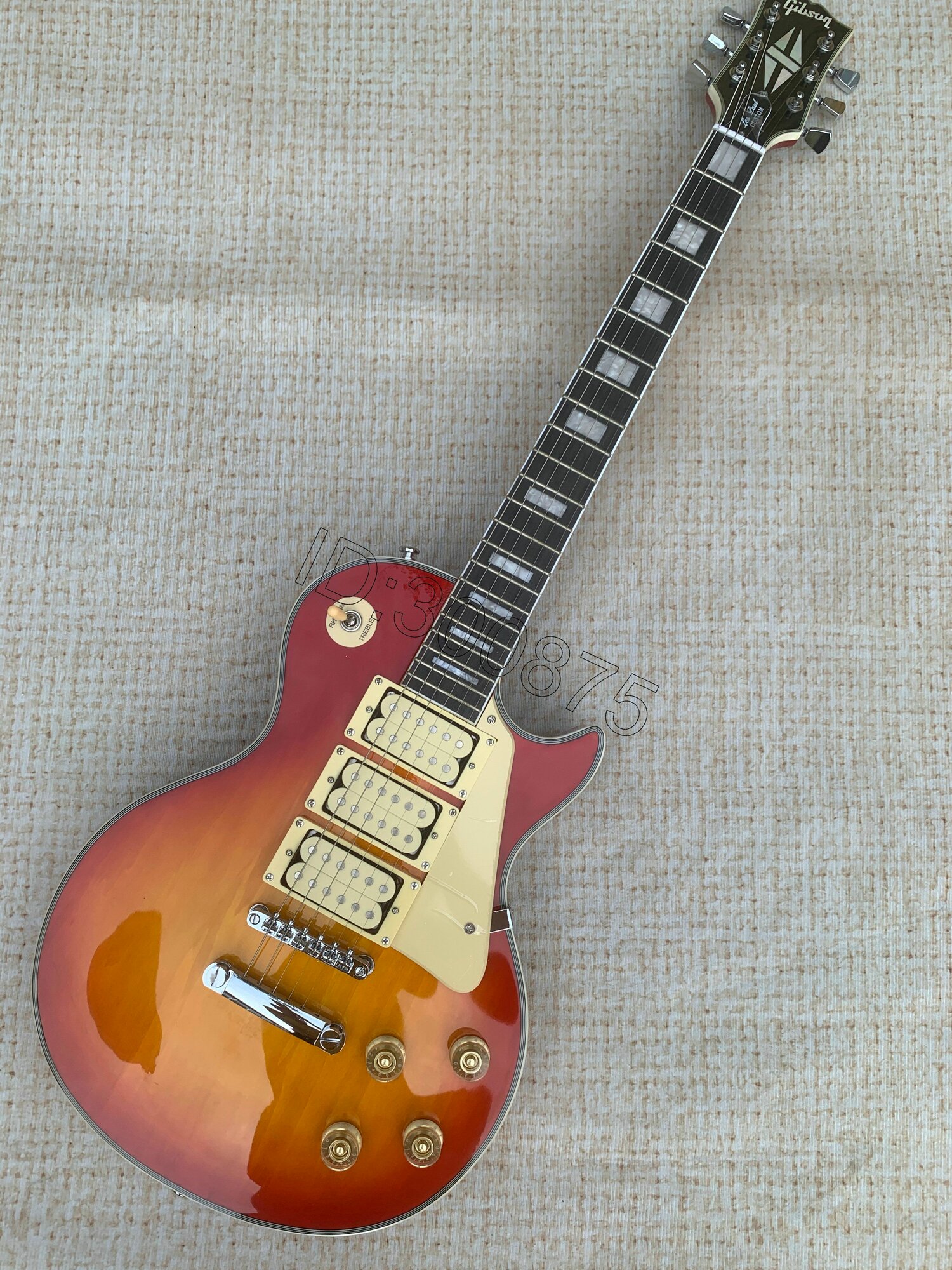 GIBSO Электрогитара электрогитара/гитара для начинающих 6-струнная, корпус Махагони 39"