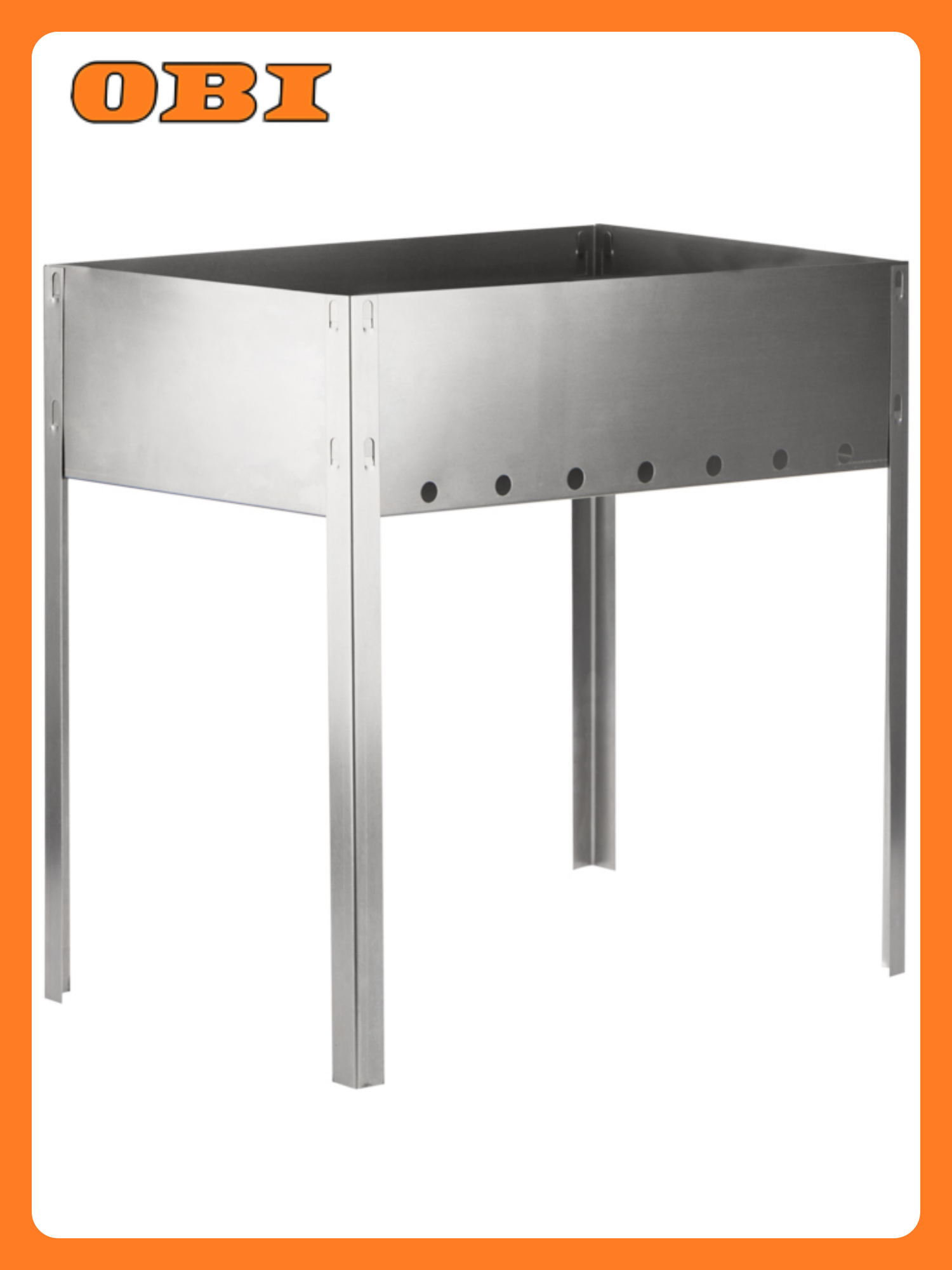 Мангал сборный Эконом 400х250х400 мм, с 6 шампурами, в пленке сокол