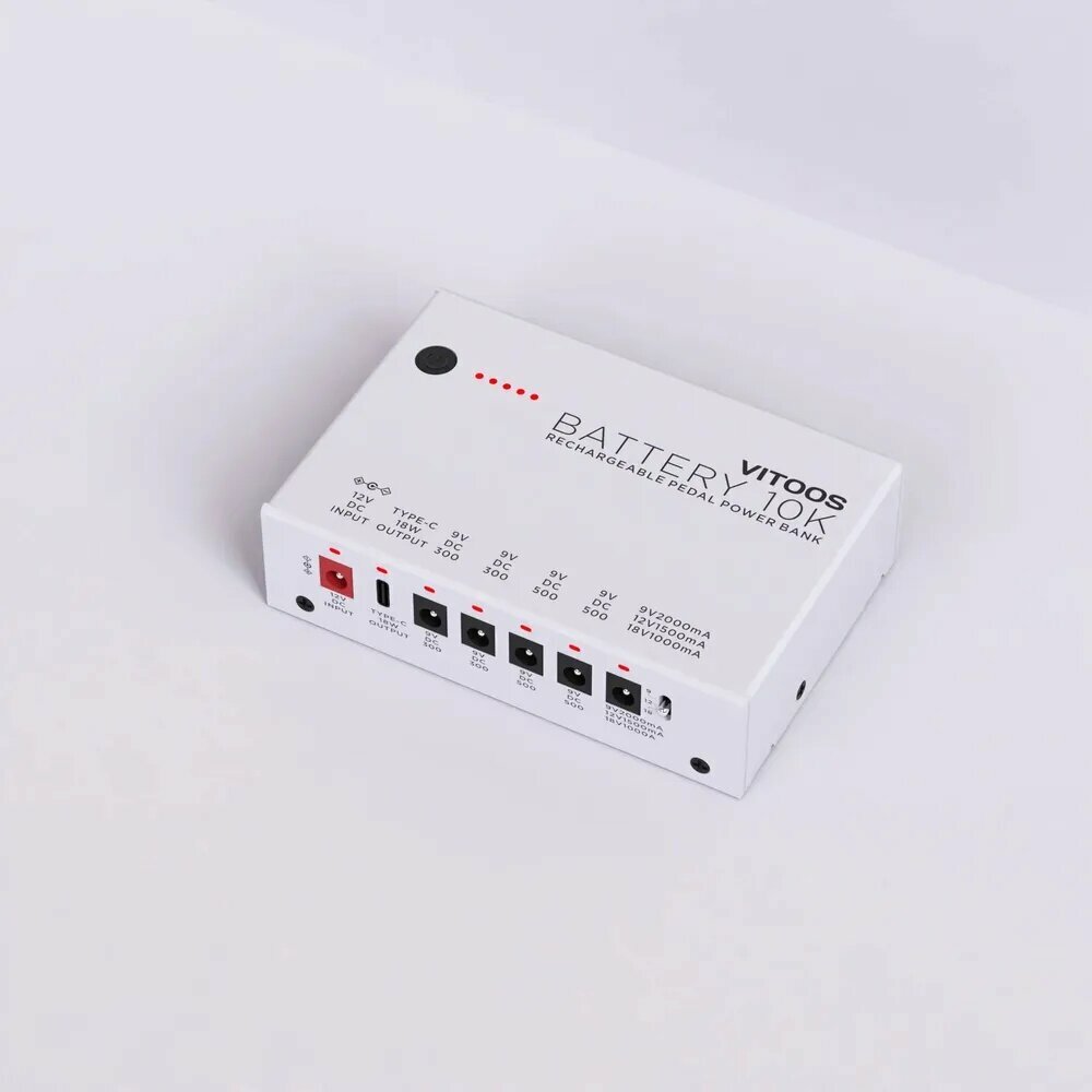 VITOOS 10K Блок питания для педали эффектов с литиевой батареей