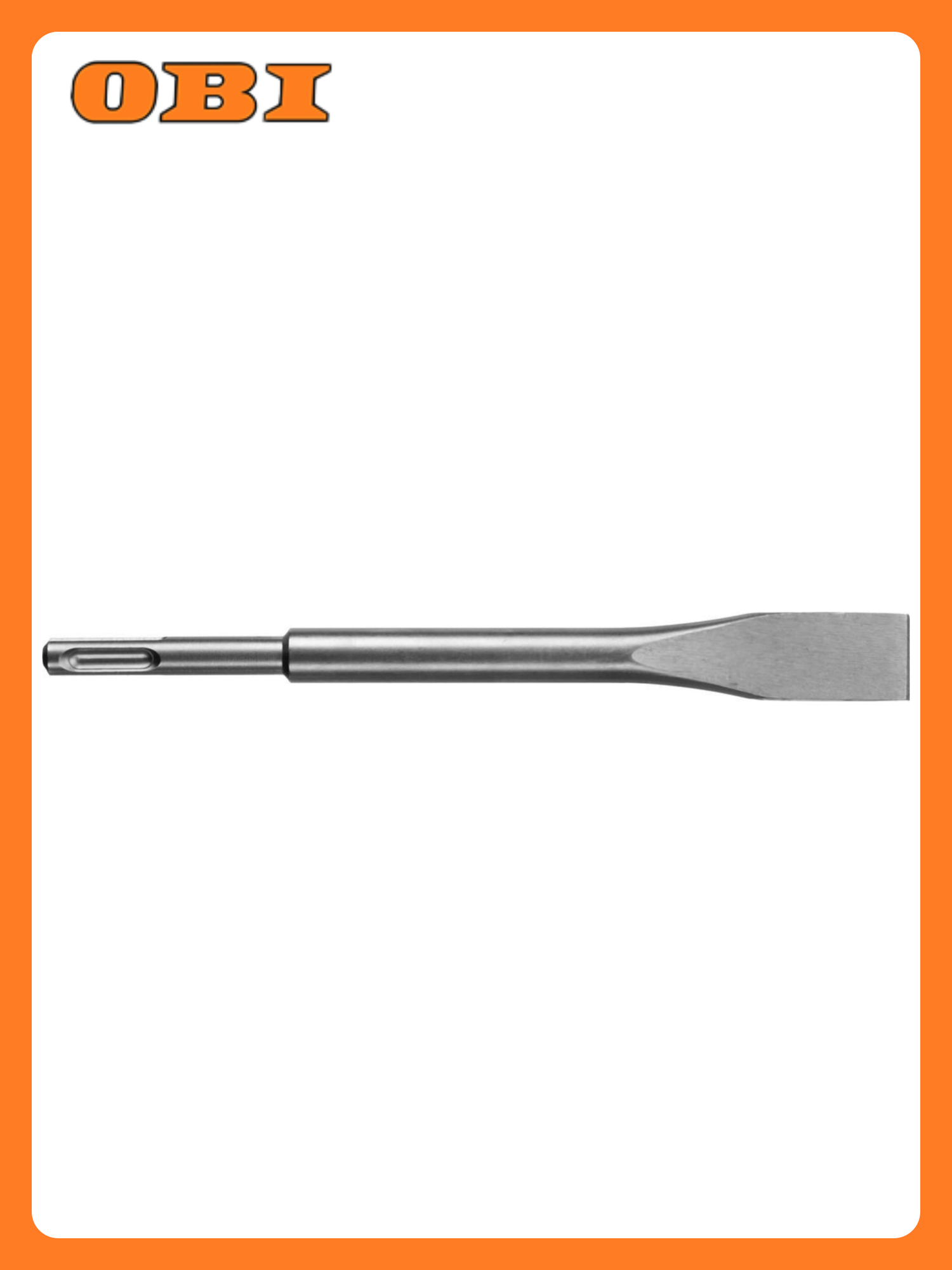 Зубило SDS-PLUS СИБИН плоское 20х200 мм