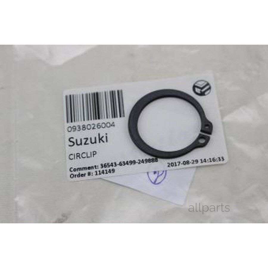 SUZUKI 0938026004 кольцо стопорное ступицы