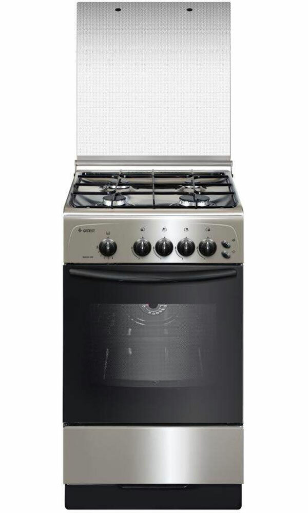 Газовая плита Gefest ПГ 3200-06 К62 50 см, 42 л, 4 конфорки, серебристый