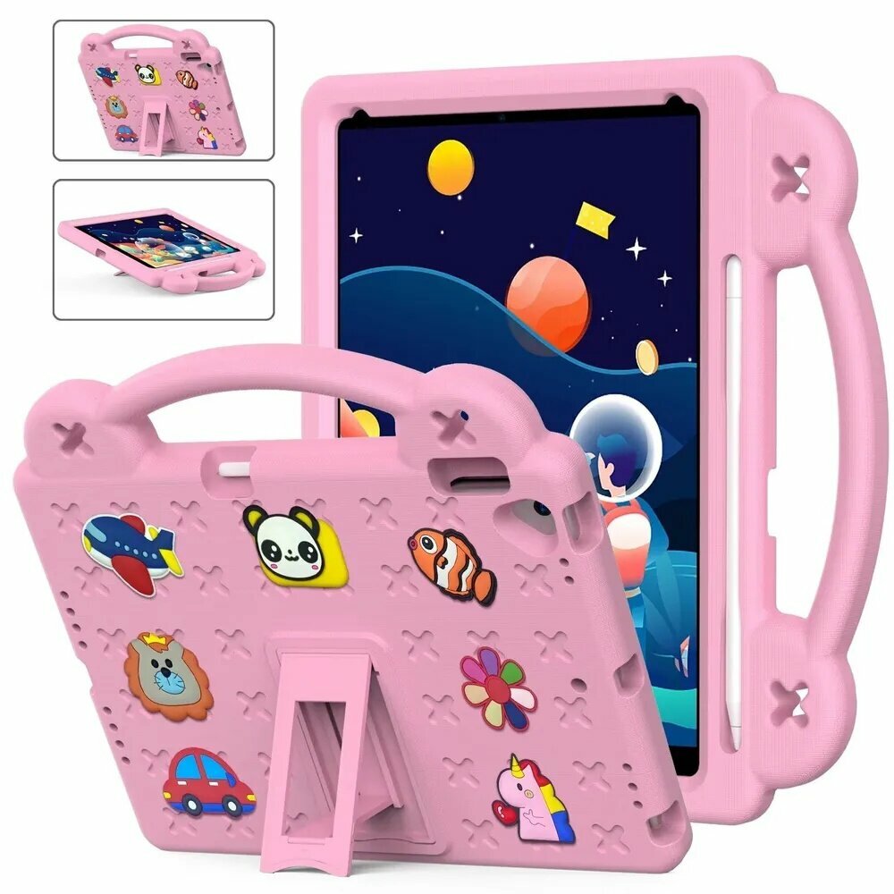 Чехол Для iPad 7 8 9 10.2 (2019, 2020, 2021) Портативный, EVA детский защитный, с подставкой и гнездом для ручки