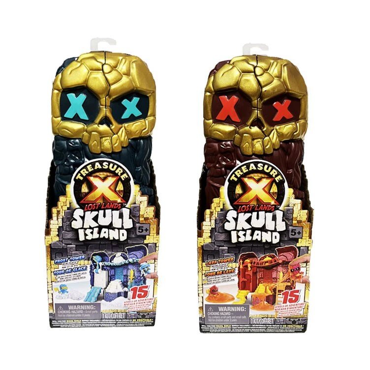 Treasure X Gold Treasure Чужой копает сокровище Анатомия Остров черепа вампира Слепая коробка, мальчик, игрушка