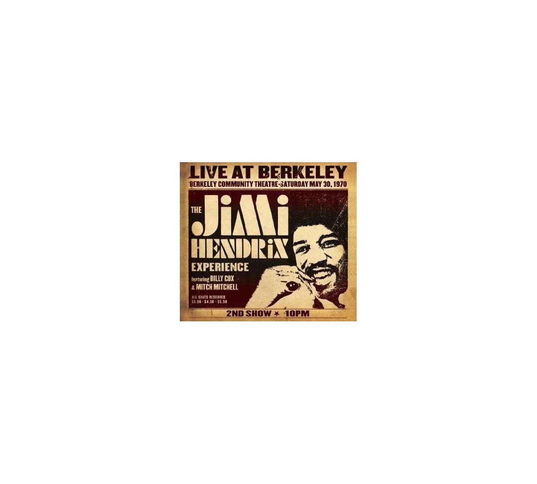 Виниловая пластинка Jimi Hendrix - Live At Berkeley, May 30, 1970 - 2nd Show (180g) (2 LP)