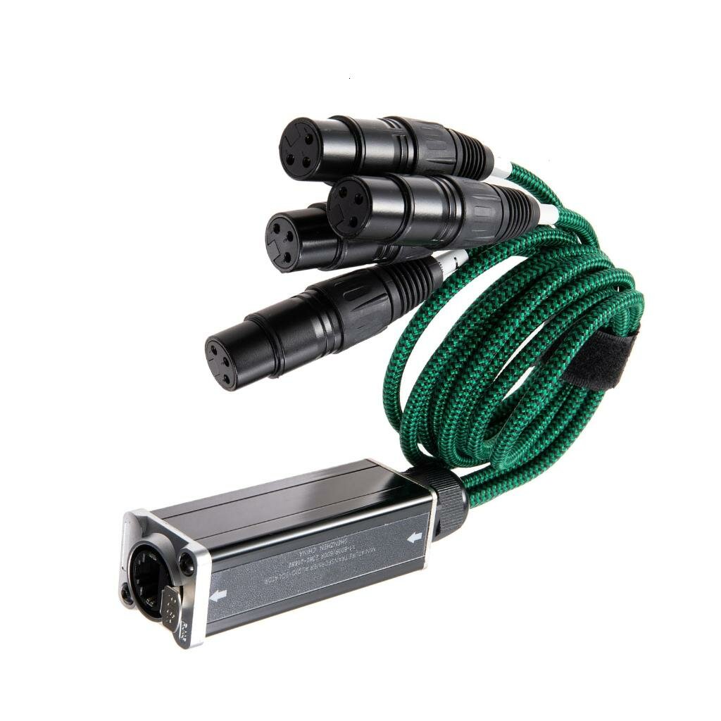 Змеиный кабель Ethercon для сцены, женская голова