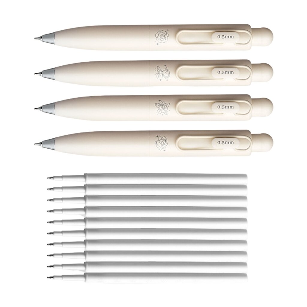 4 портативных пишущих инструмента премиум-класса с 10 сменными картриджами