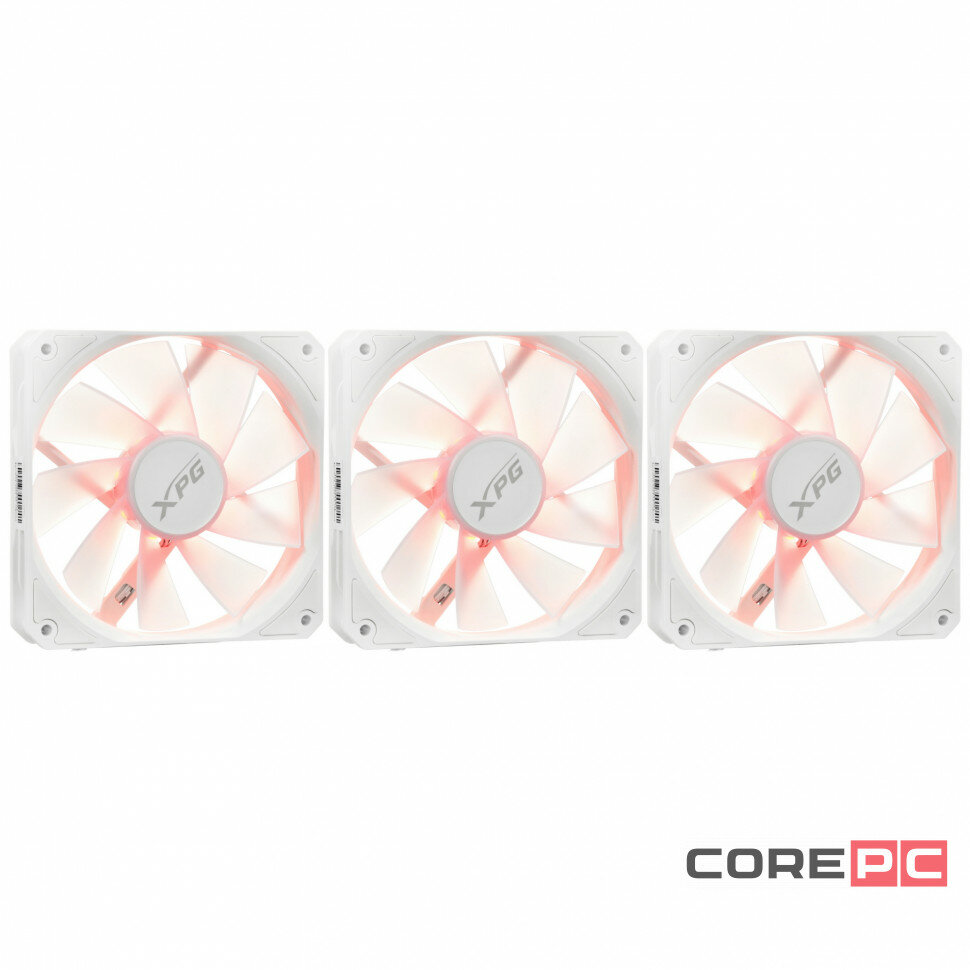 Комплект вентиляторов для корпуса ADATA XPG VENTOR120ARGBPWM3C-WHCWW