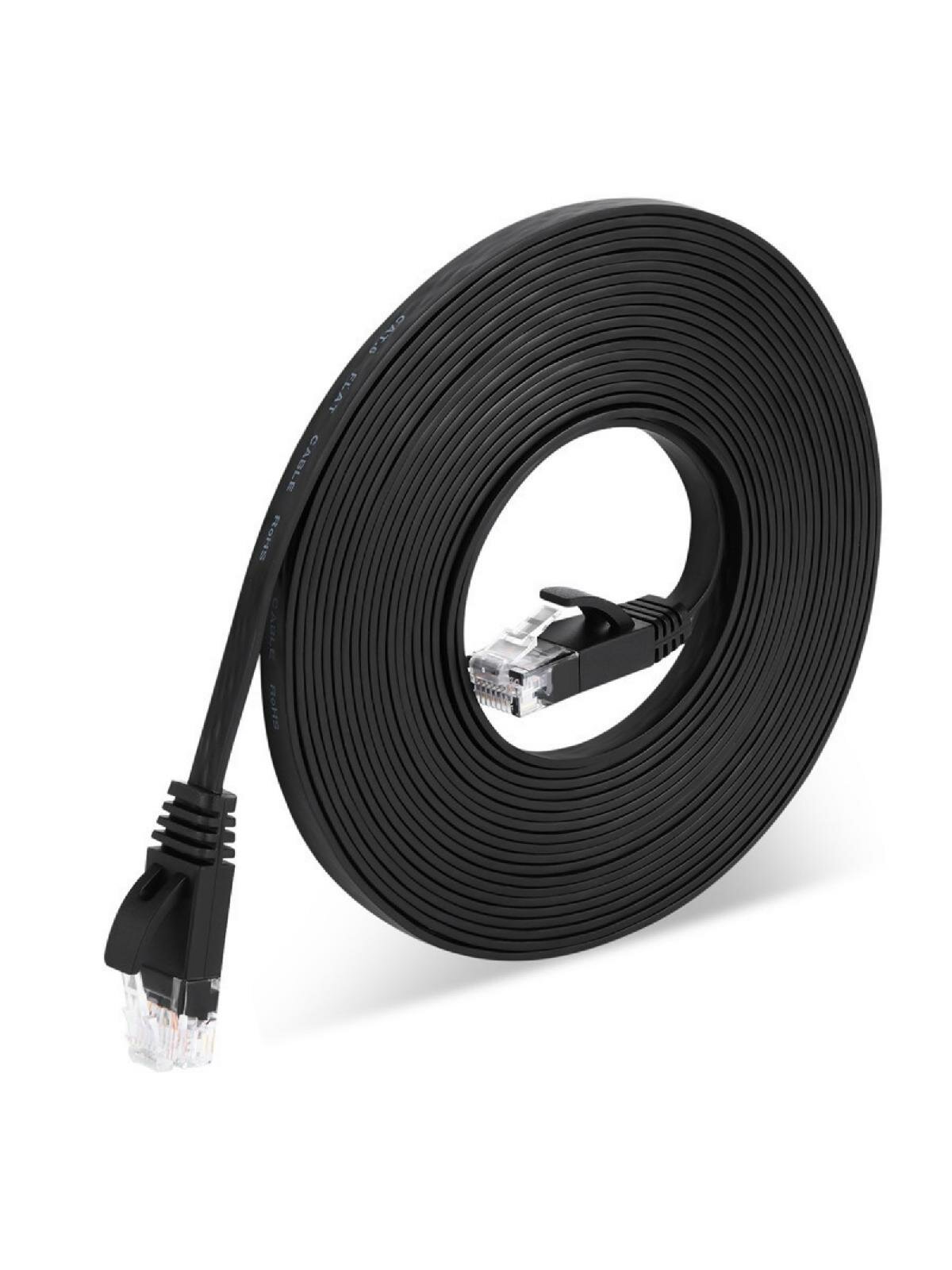 Cat6 Ethernet кабель Плоский Интернет кабель Rj45 Тонкий сетевой кабель Заменить