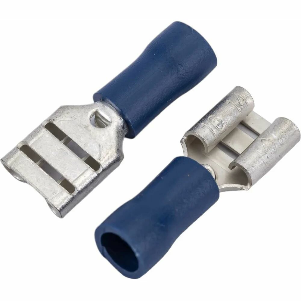 Кабельный плоский изолированный разъем "мама" РПИ-М 2.5-(6.3) КВТ 49617