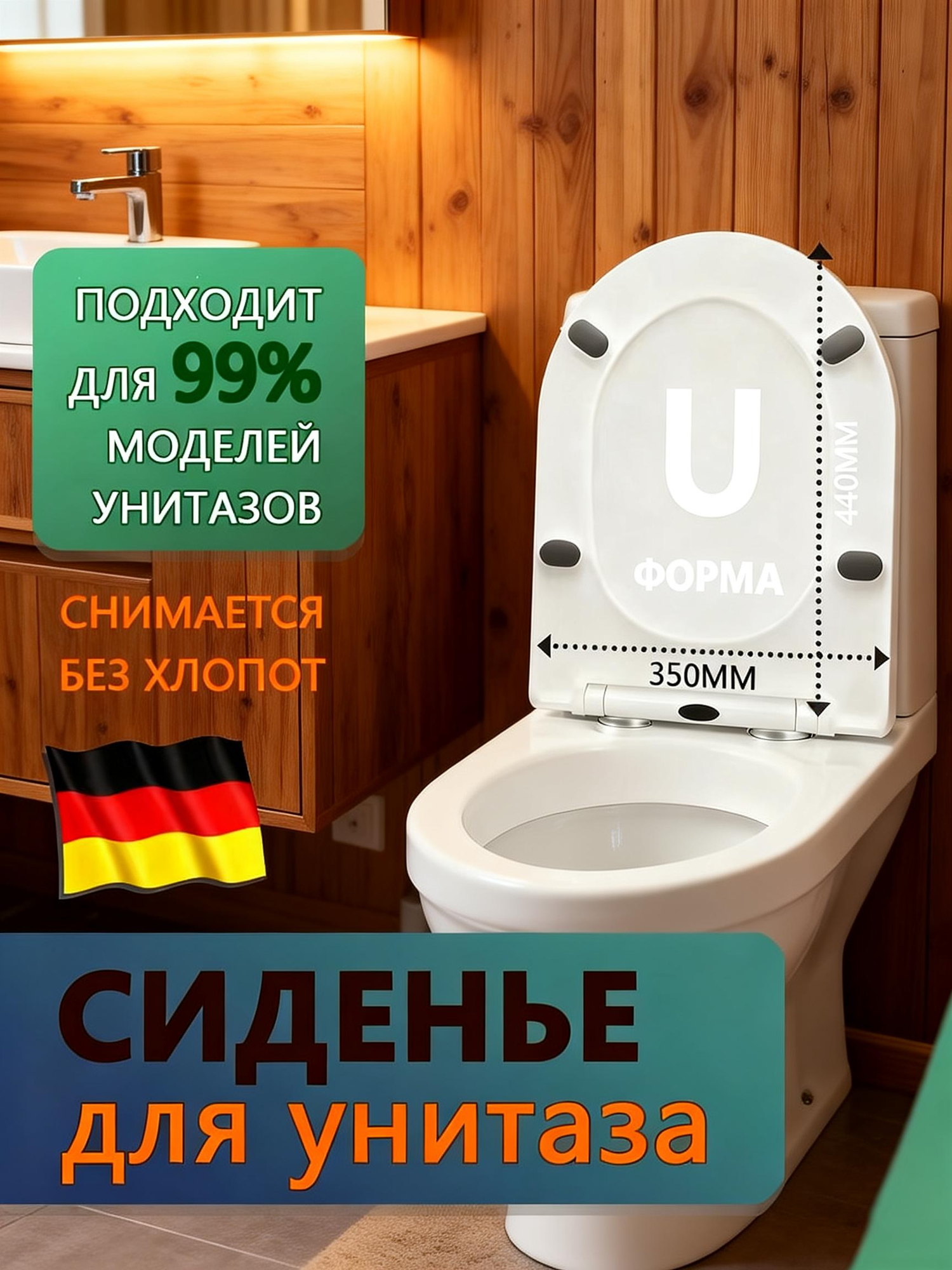 Сиденье универсальное для унитаза с крышкой стульчак советский туалет овальный ободок тип U образное